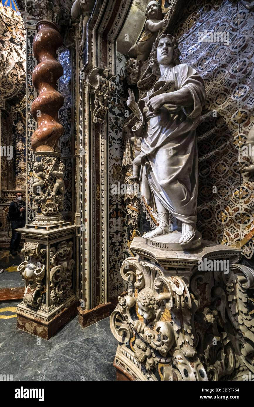 Italy. Sicily. Palermo. Monreale Cathedral. Chapel of the Crucifix ...