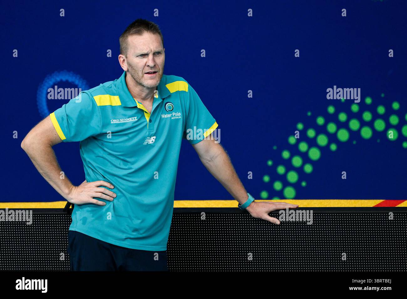 Singapore, Singapore. 14th July, 2025. Tim Hamill, head coach of team ...