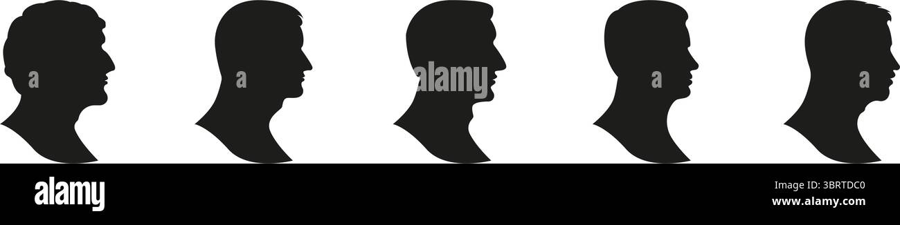 Figure head side profile Cut Out Stock Images & Pictures - Alamy