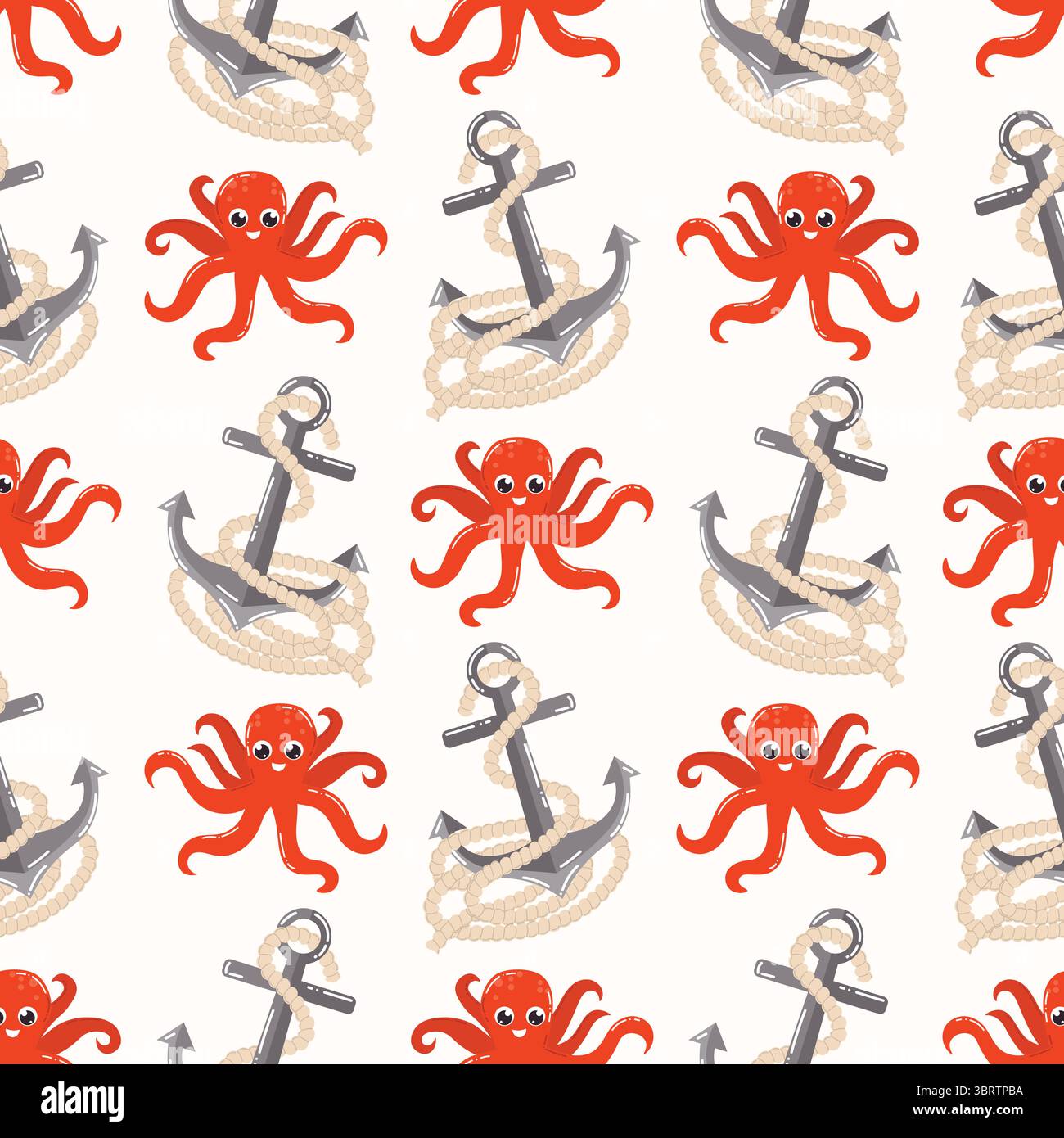 Kawaii pattern design Stock Vector Images - Alamy