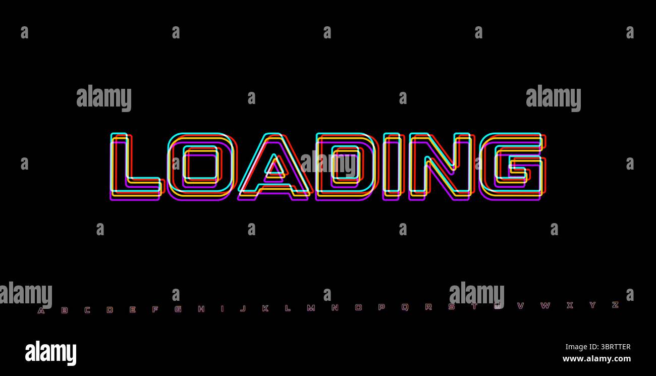 Wait screen animation hi-res stock photography and images - Alamy