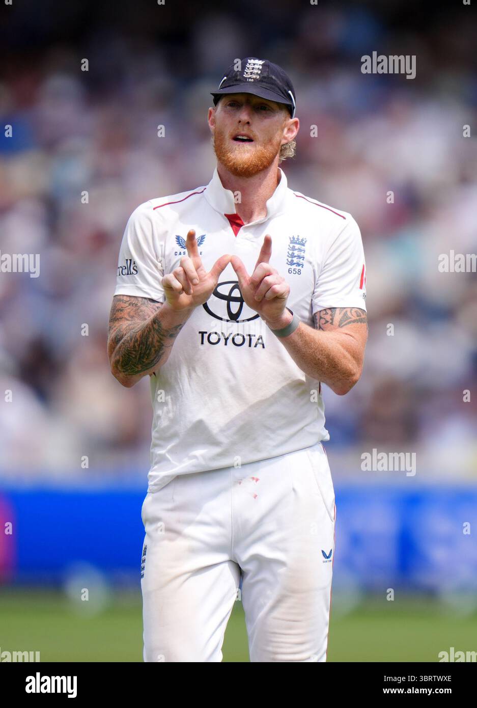 England captain Ben Stokes during day five of the Third Rothesay Men's ...