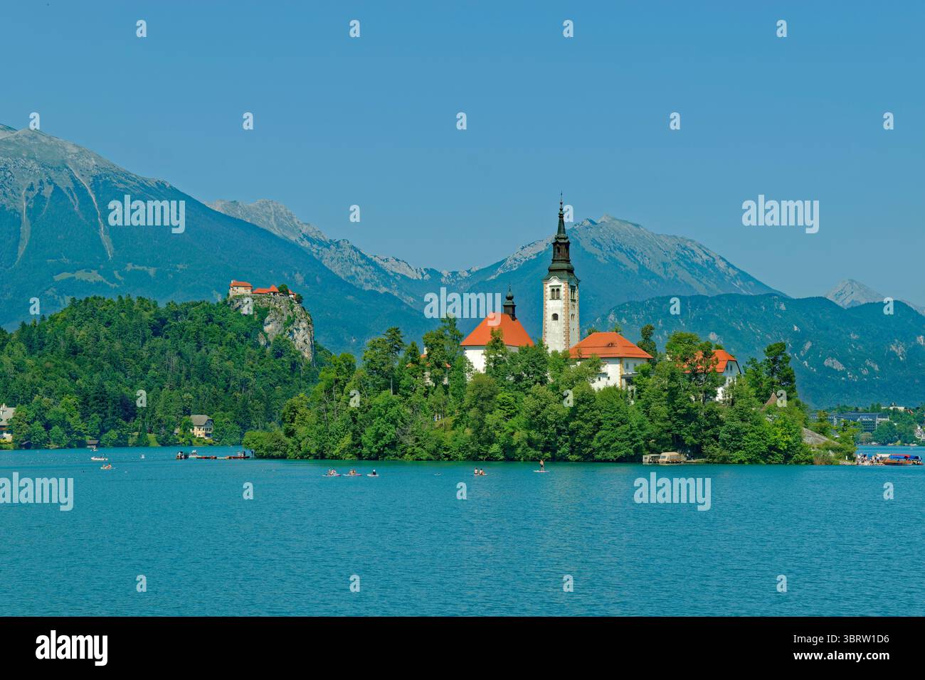 Lake Bled in northern Slovenia Stock Photo - Alamy