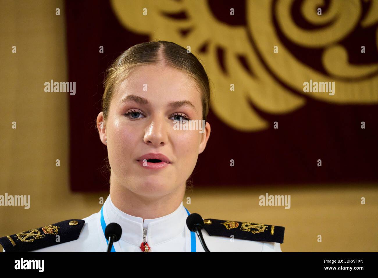 Crown Princess Leonor attends Medal of Gold of Galicia at Pazo Raxoi on ...