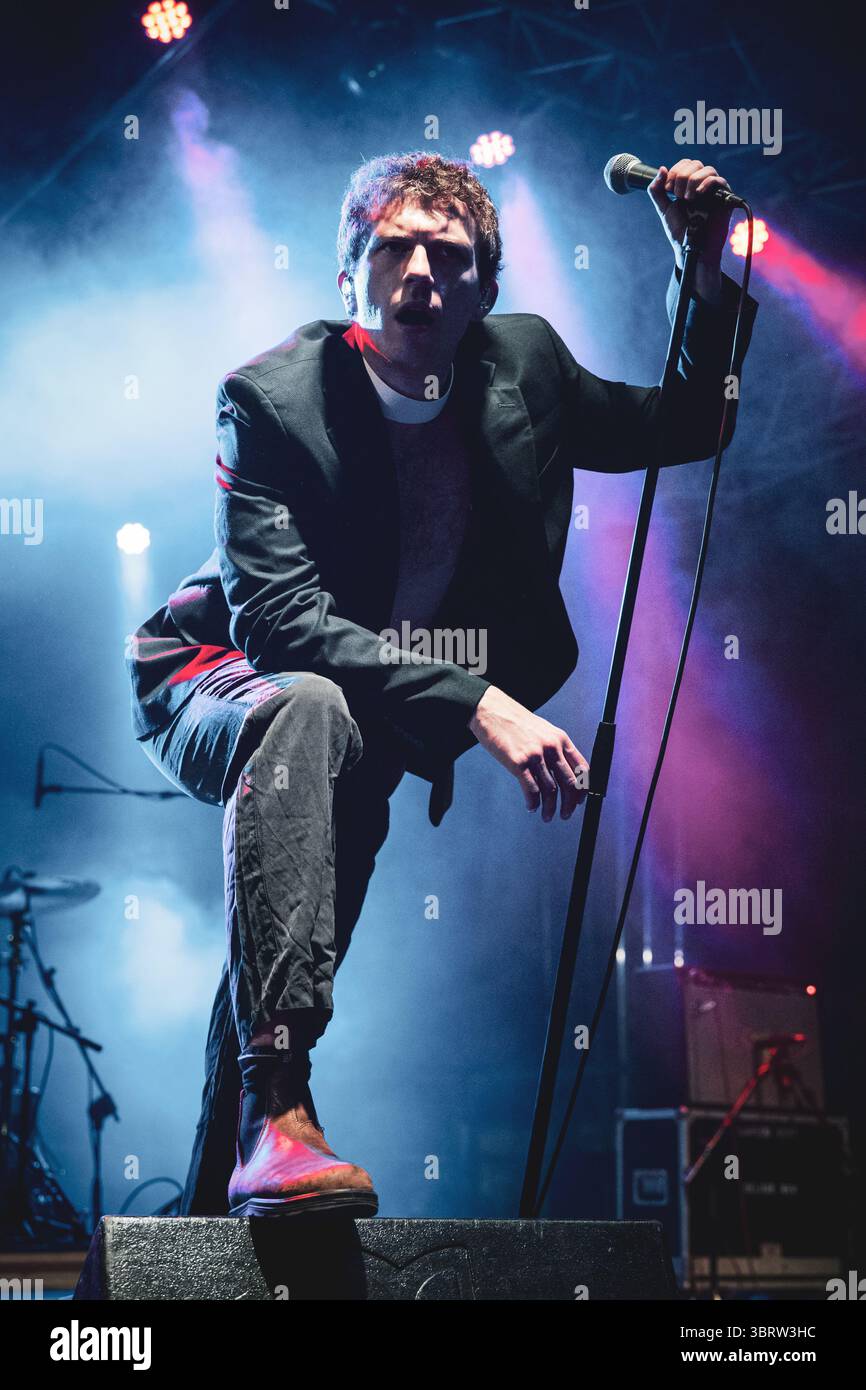 ITALY, TORINO, JUNE 10TH 2025: The English post punk band Shame (in the ...