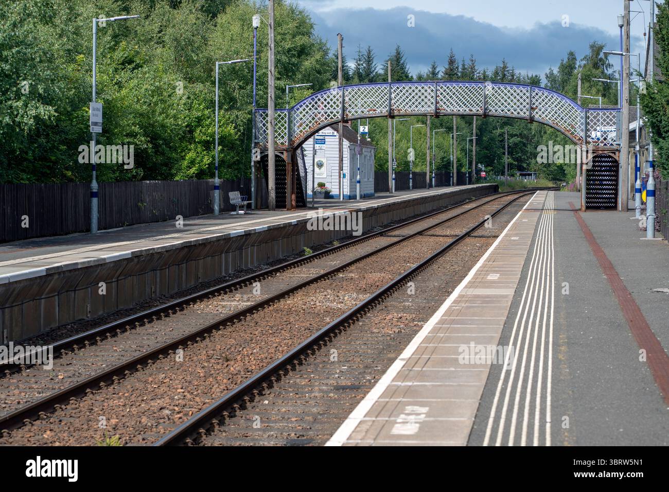 Blair Atholl Station, Perthshire, Scotland, UK Stock Photo - Alamy