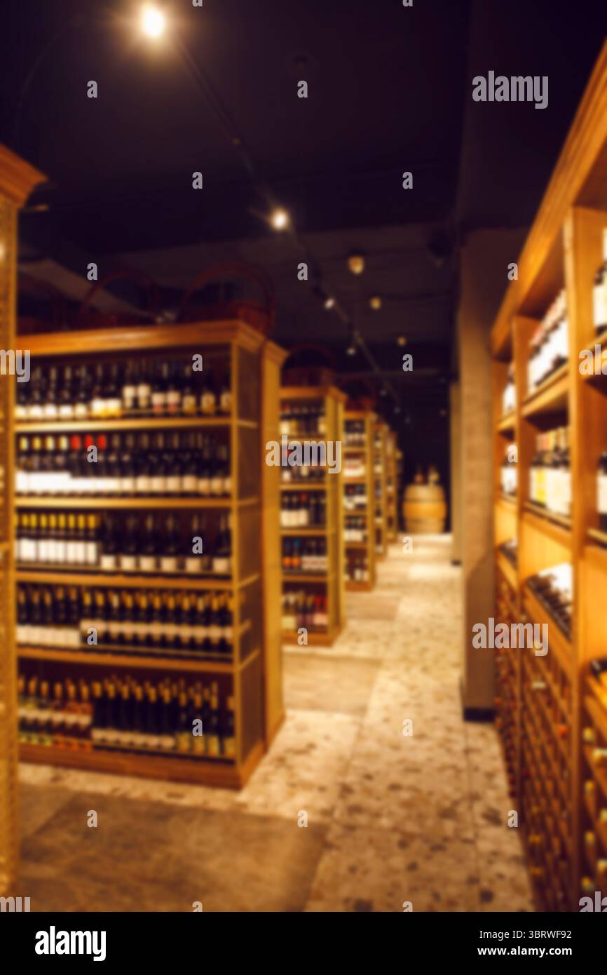 Wide shot dark wine cellar hi-res stock photography and images - Alamy