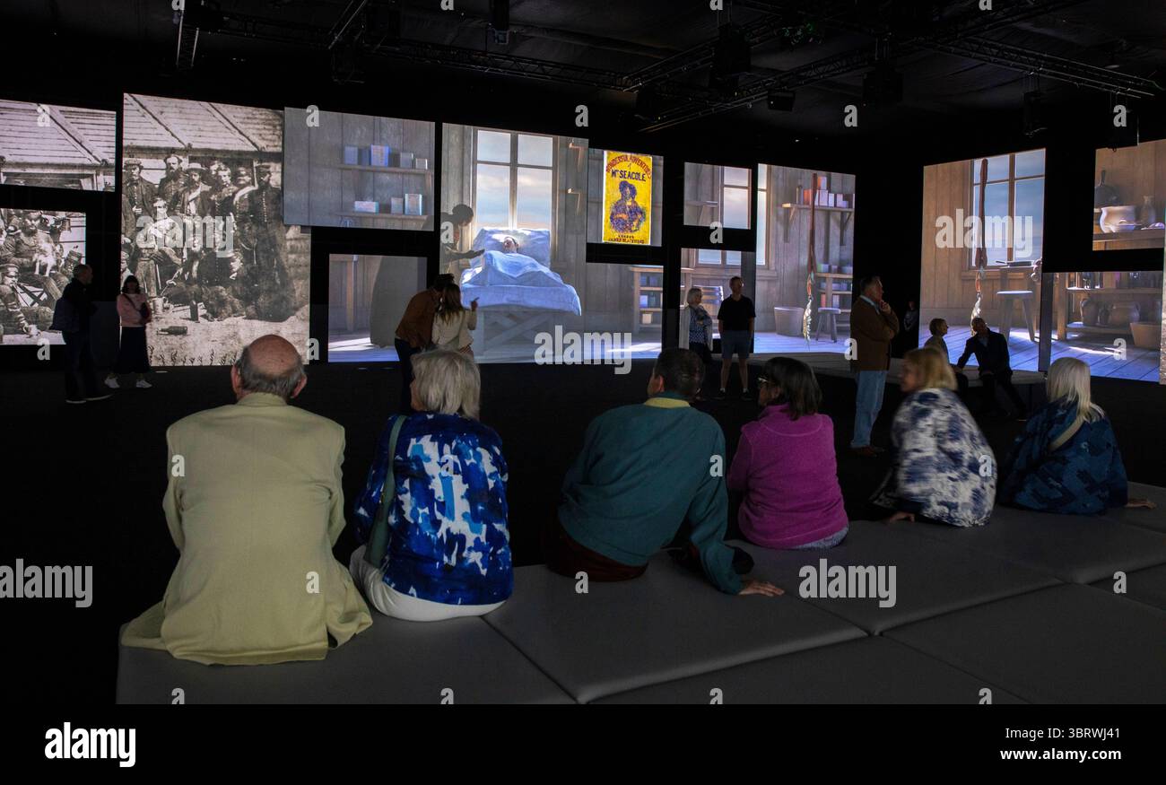 UK, England, Salford, MediaCityUK, visitors in NPG, Stories Brought to ...