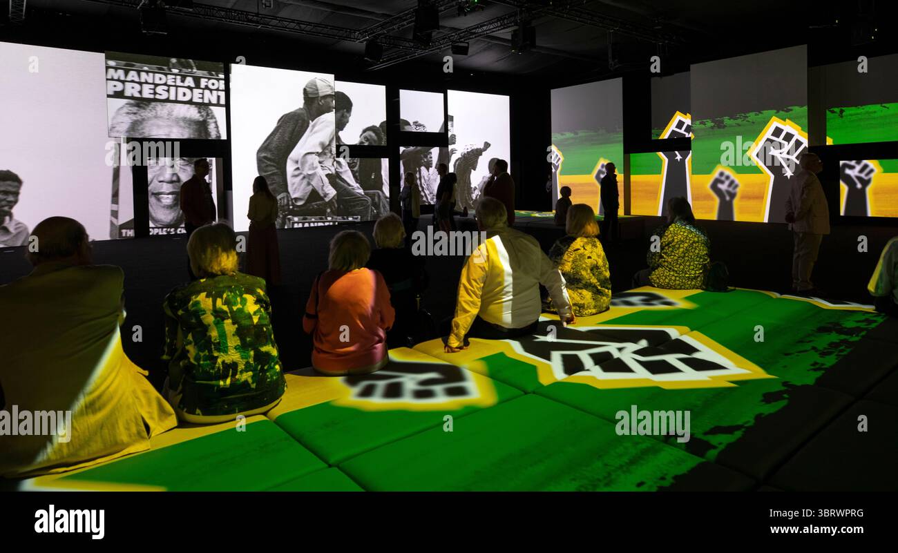 UK, England, Salford, MediaCityUK, visitors in NPG, Stories Brought to ...