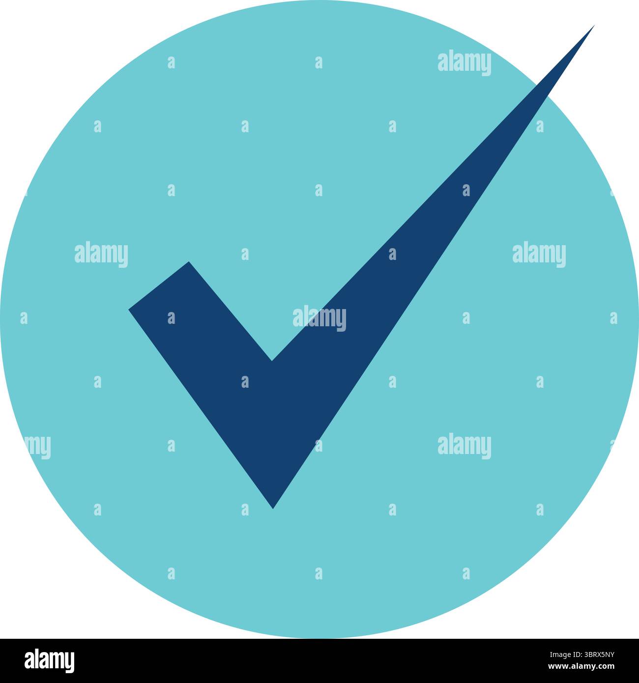 Blue circle check mark hi-res stock photography and images - Alamy