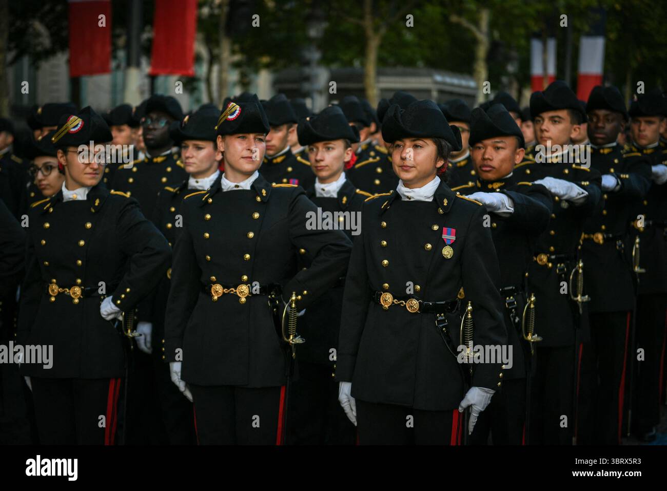 French military units prepare themselves for the Bastille Day military ...