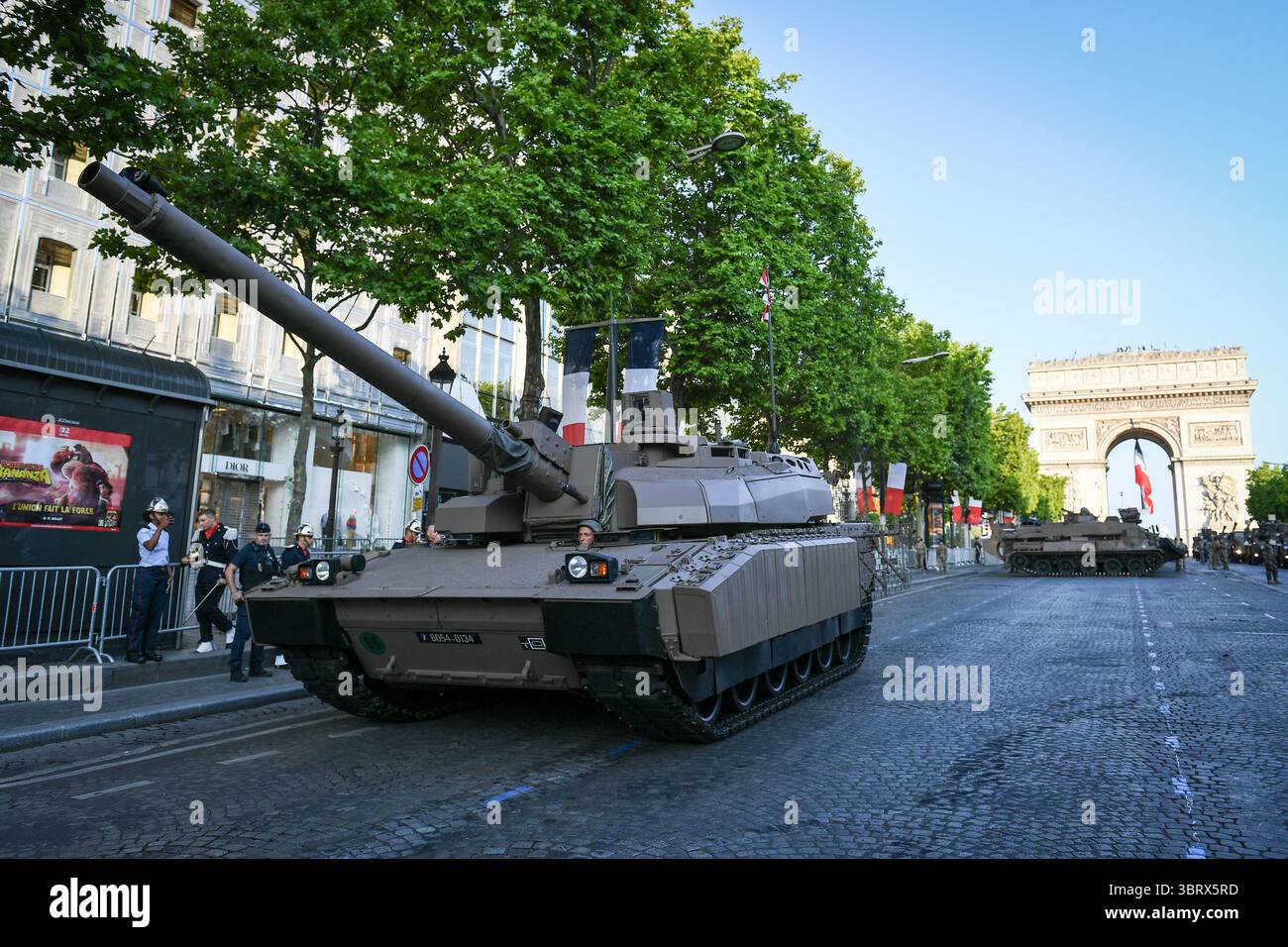 French military units prepare themselves for the Bastille Day military ...