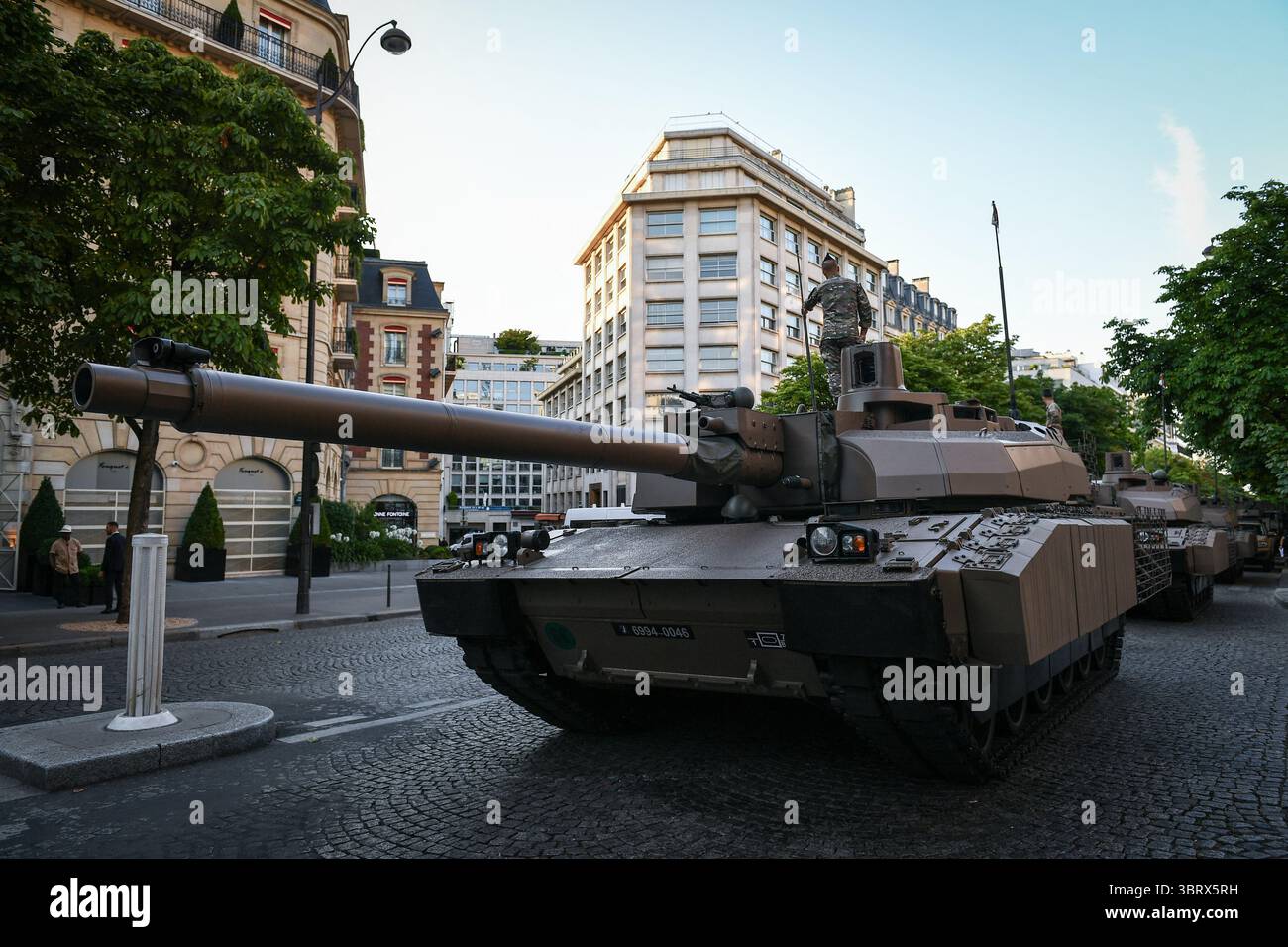 French military units prepare themselves for the Bastille Day military ...