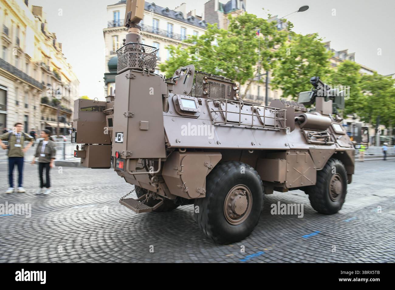 French military units prepare themselves for the Bastille Day military ...