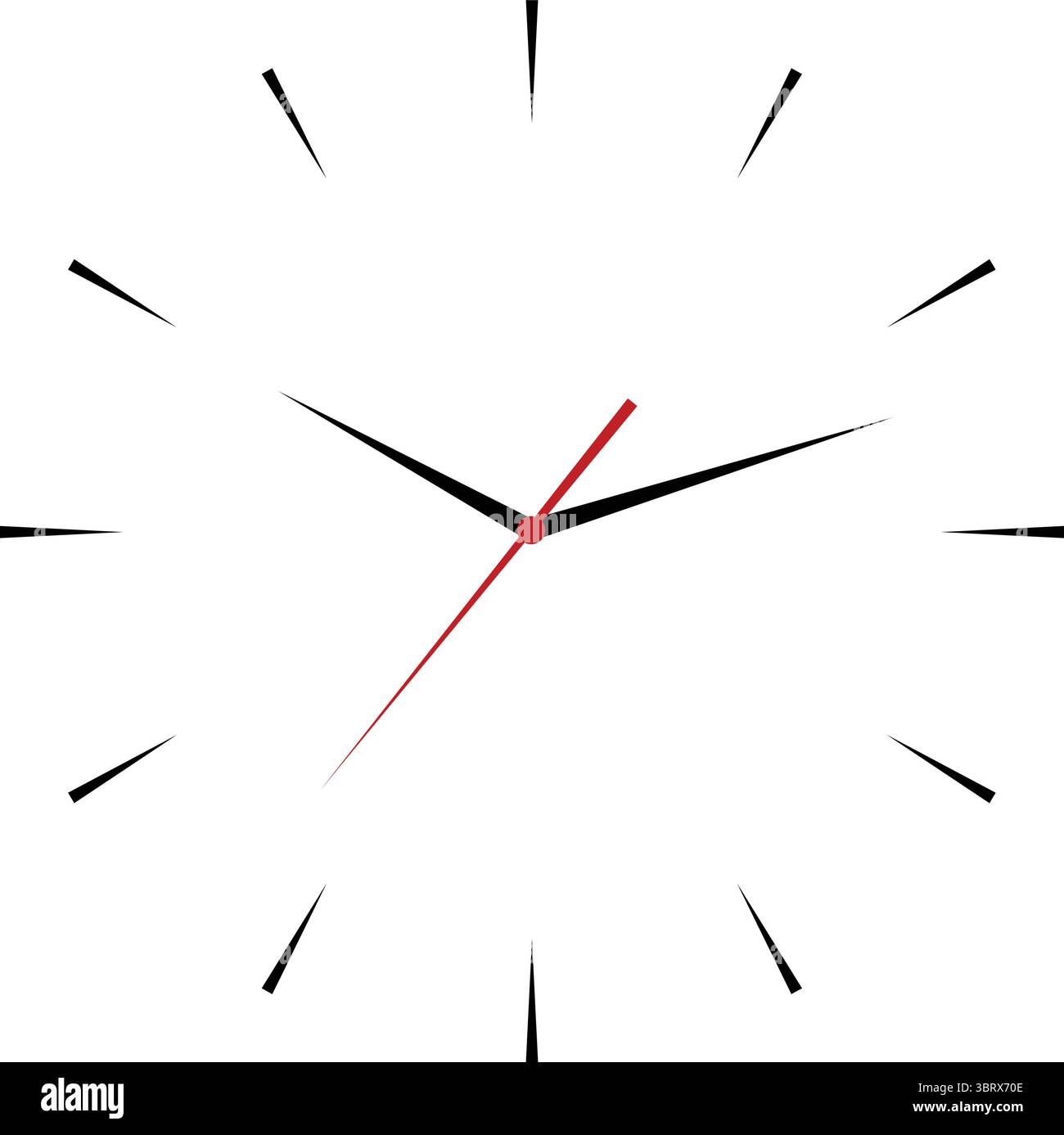 Classic clock in realistic flat style, timer on transparent background ...
