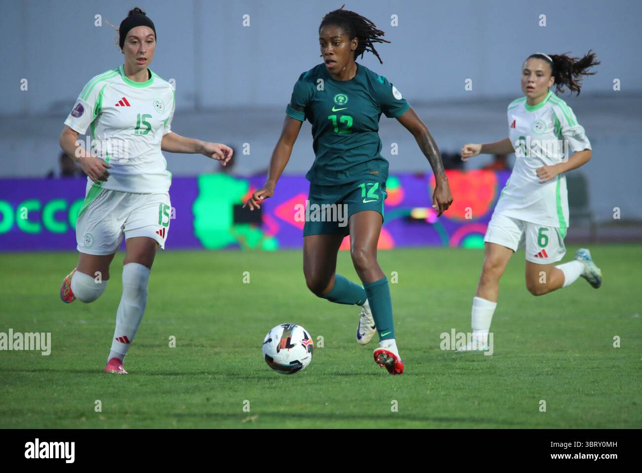 CASABLANCA, MOROCCO - JULY 13: Onyi Echegini of Nigeria and Morgane ...