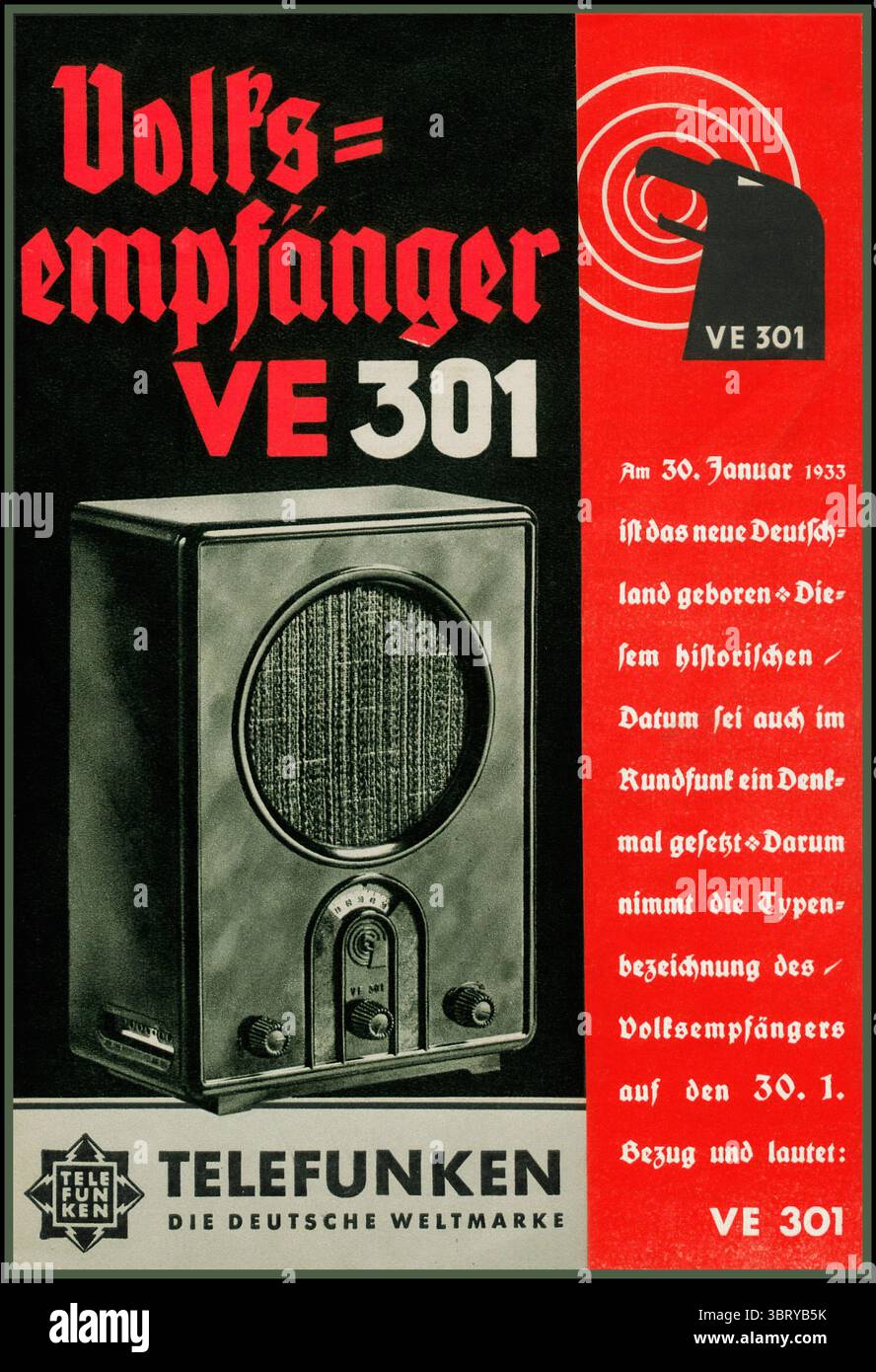 Developed by propaganda minister joseph goebbels hi-res stock ...