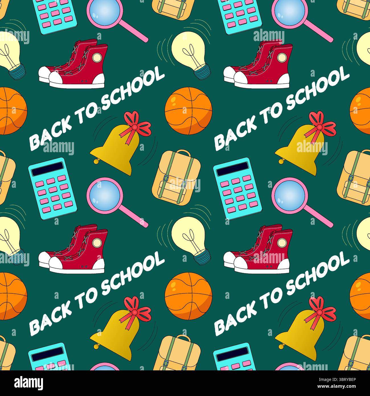 Red backpacks Stock Vector Images - Alamy