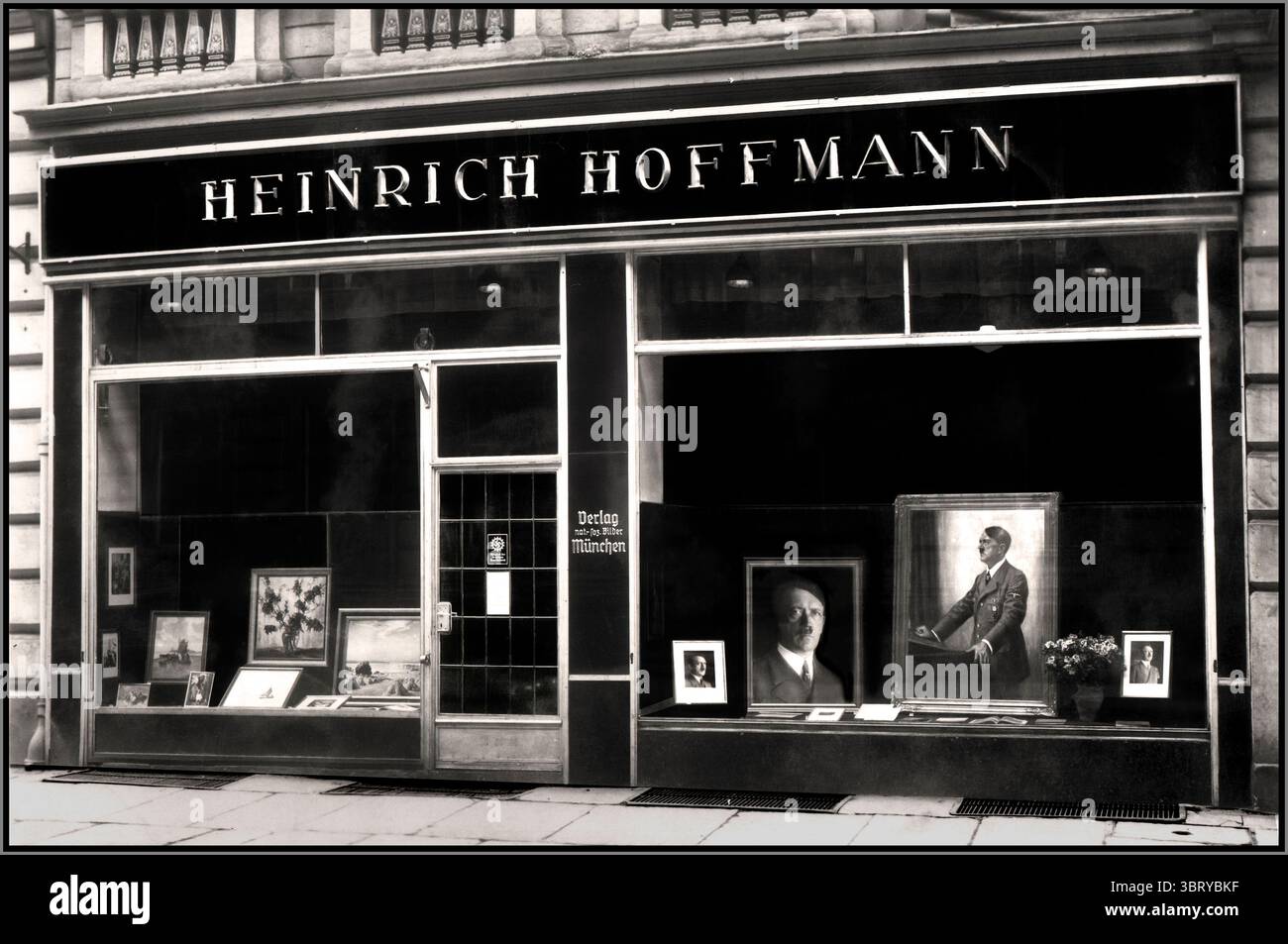 Nazi photographer shop store of Heinrich Hoffmann's studio , dating to ...