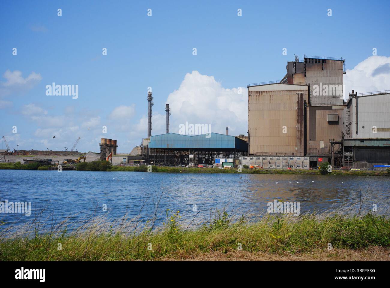 A general view of the location where the electric arc furnace will be ...