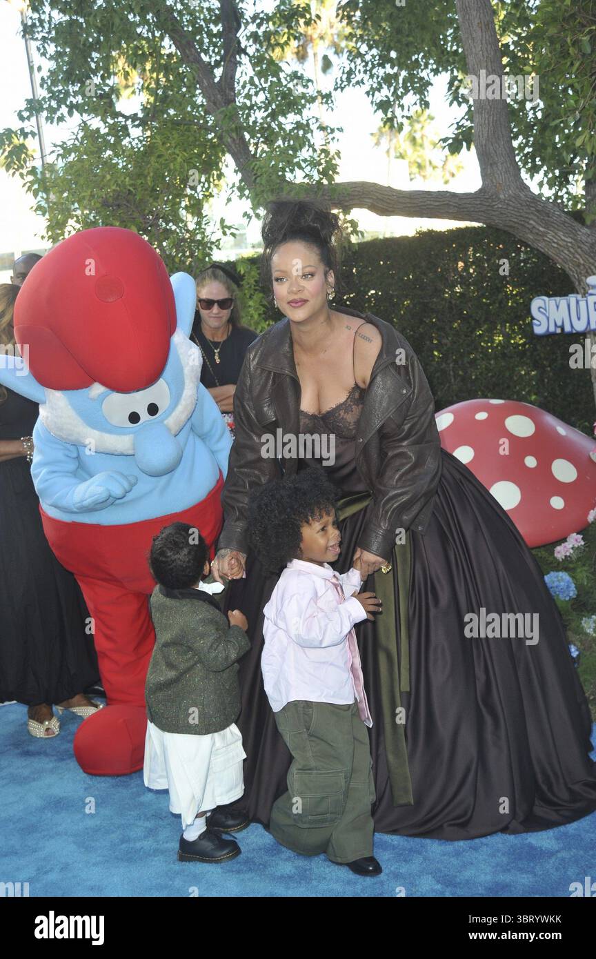 Ca. 13th July, 2025. Riot Rose Mayers, Rihanna, RZA Athelston Mayers at ...