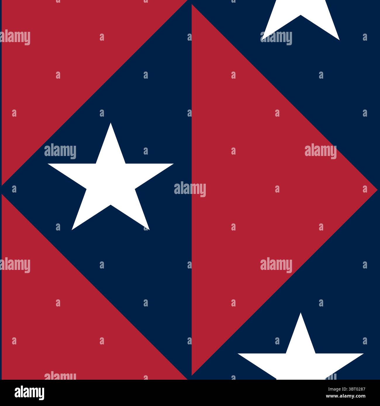 A geometric vector pattern featuring red and navy blue shapes with ...