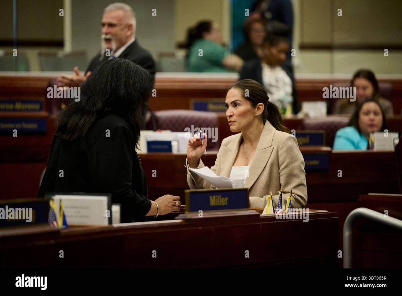 Nevada state Rep. Sandra Jauregui, D-Las Vegas, at the Nevada State ...