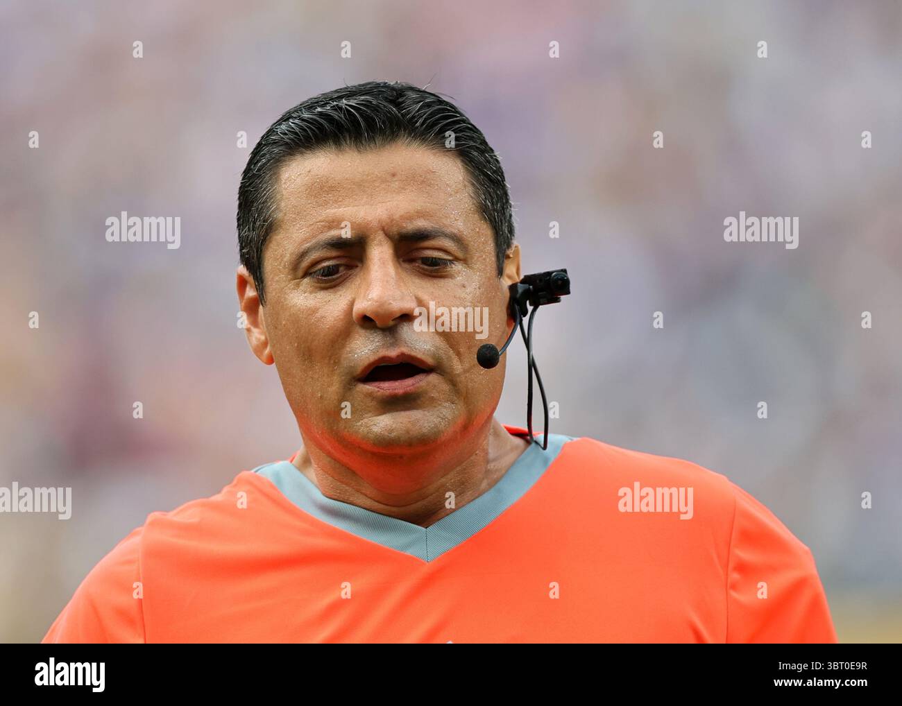 New Jersey, USA. 13th July, 2025. Referee Alireza Faghani during the ...