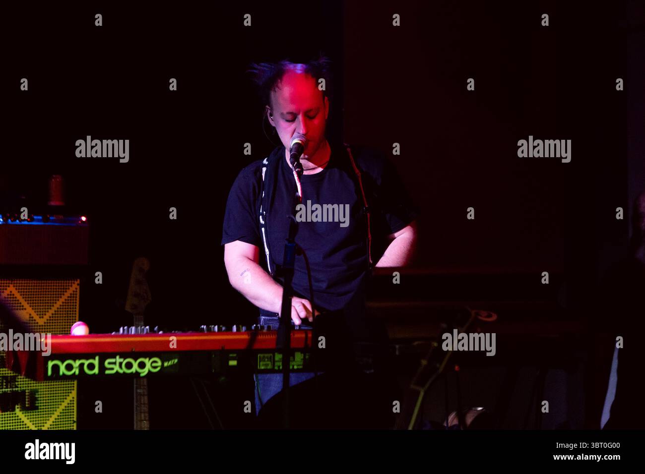Jamie Rendle of British rock band Will and the People performs live at ...