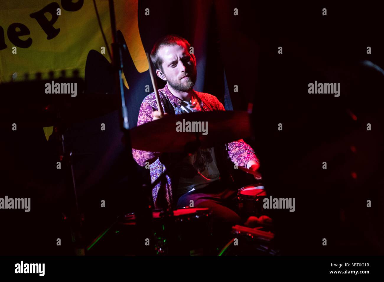 Charlie Harman of British rock band Will and the People performs live ...