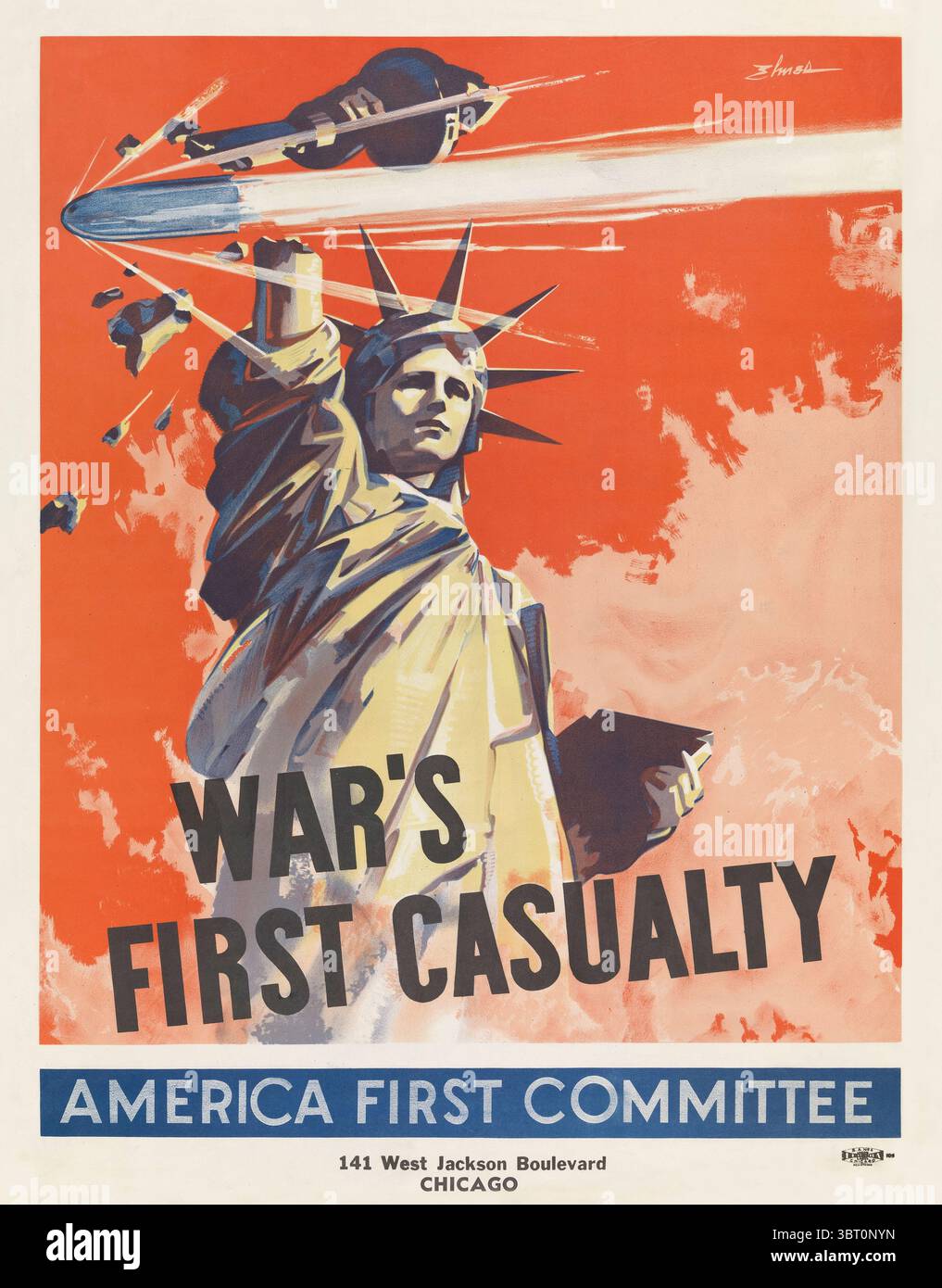 Poster america first committee hi-res stock photography and images - Alamy