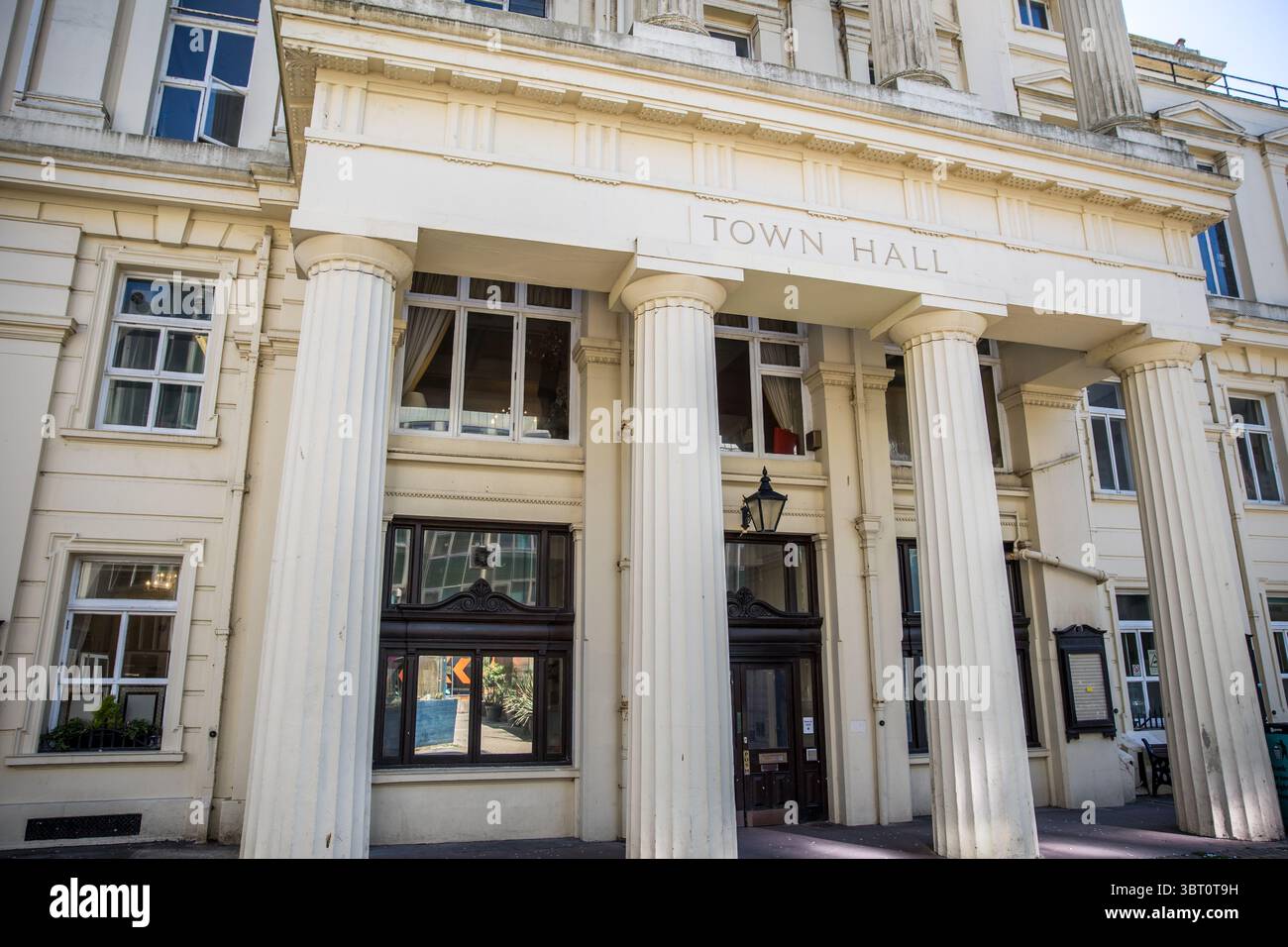 Front entrance to Brighton Town hall and registry office Stock Photo ...