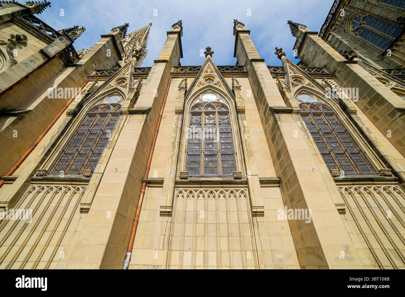 Buen Pastor Cathedral in the city of San Sebastian, Basque Country ...
