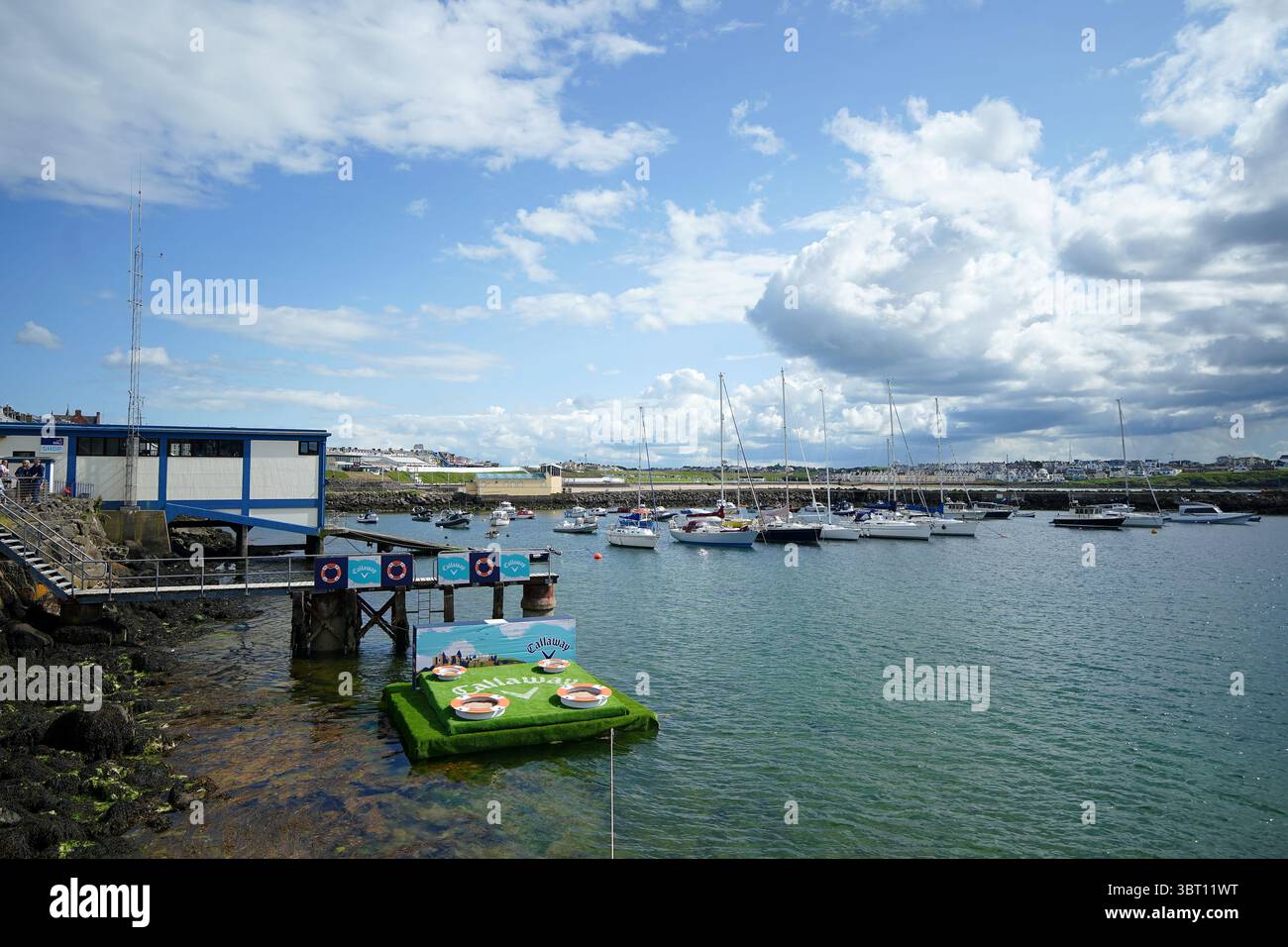 A general view of Portrush Harbour during An Evening with Callaway ...