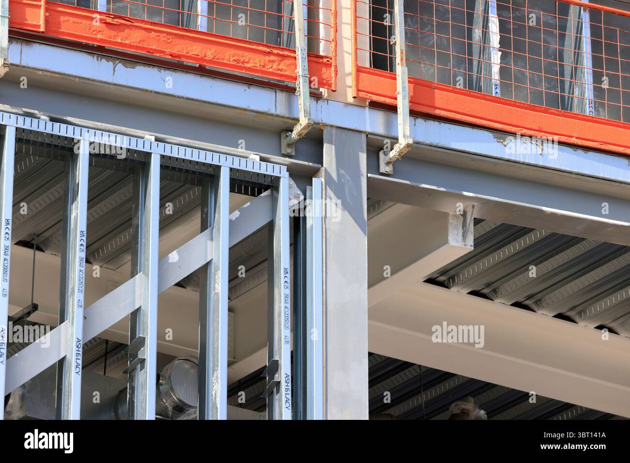 Radcliffe hub steel skeleton frame, structural steelwork and secondary ...