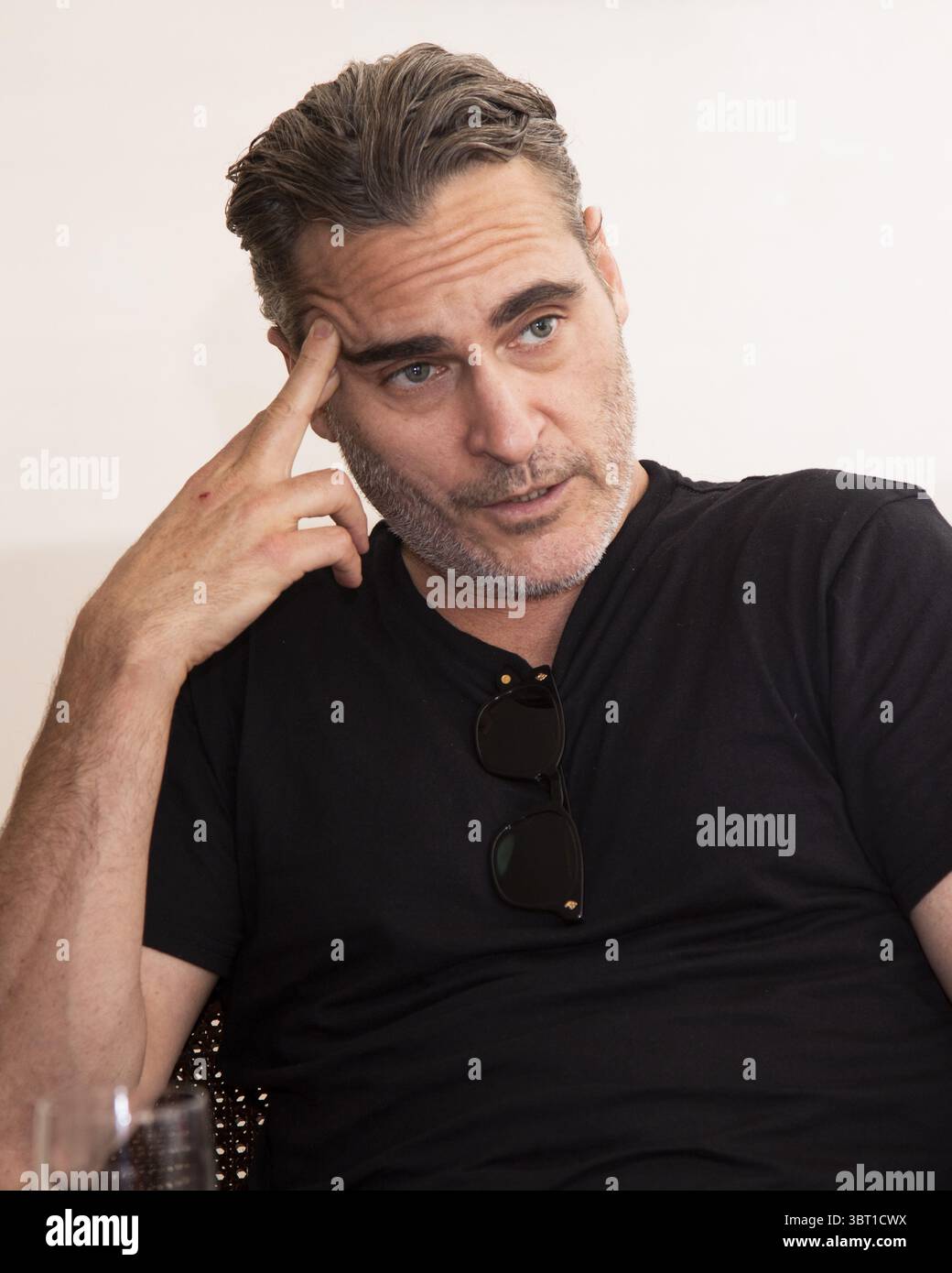 September 1, 2019, Venice, Italy: Actor JOAQUIN PHOENIX is interviewed ...