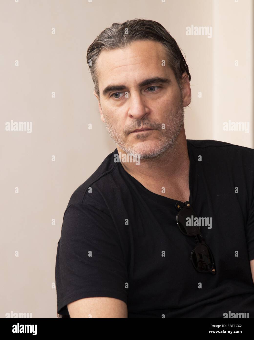 September 1, 2019, Venice, Italy: Actor JOAQUIN PHOENIX is interviewed ...