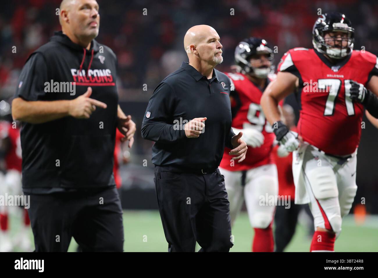 September 15, 2019, Atlanta, Georgia, U.S: Atlanta Falcons head coach ...
