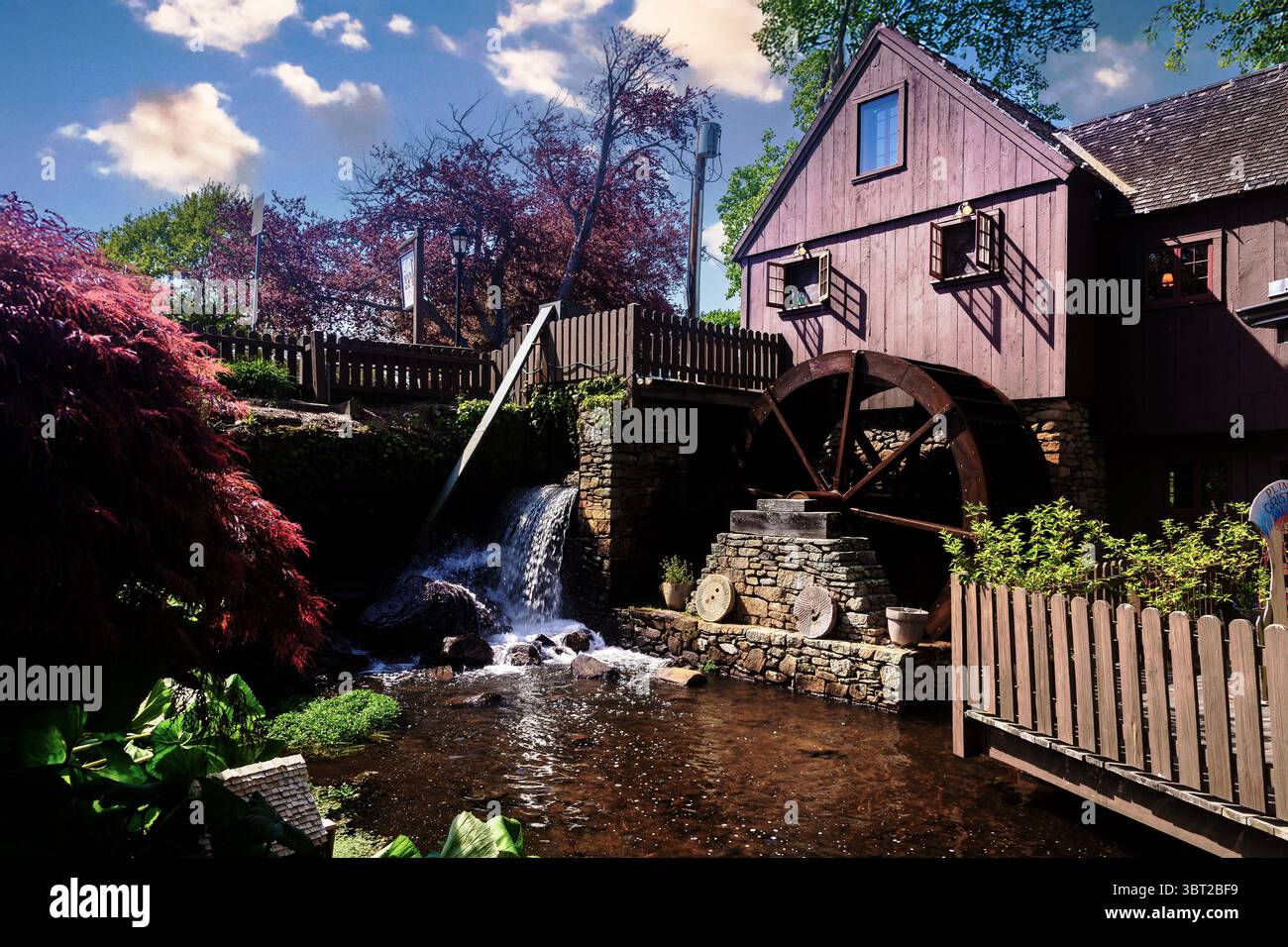 The Plimoth Grist Mill , Plymouth, Massachusetts, New England, USA ...