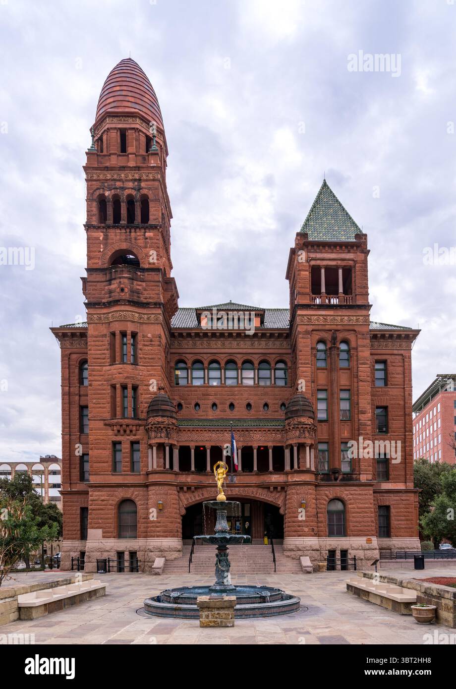The historic Bexar County Courthouse in San Antonio, Texas, showcasing ...