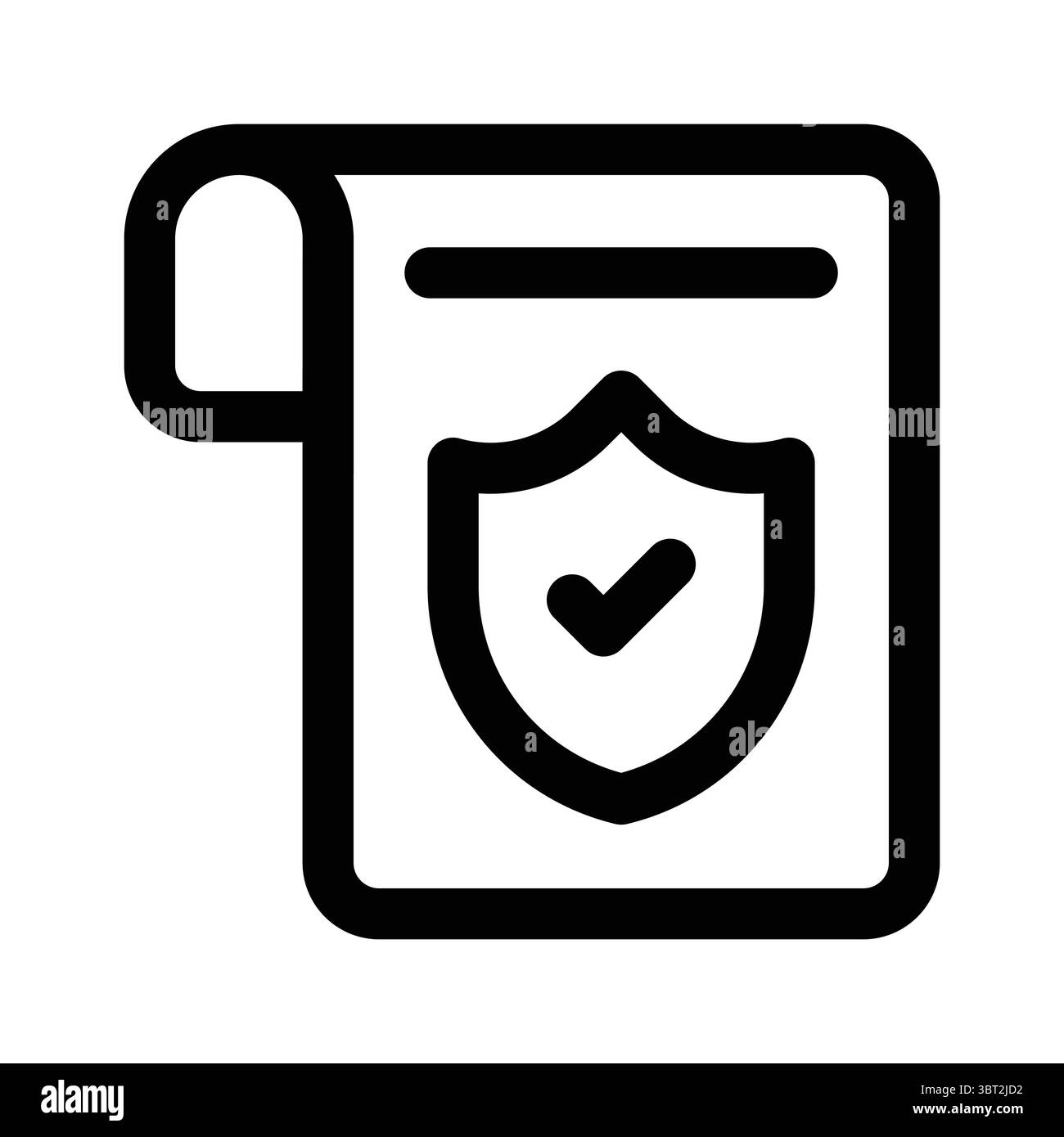 Have a look at this amazing icon of secure document, ready to use ...