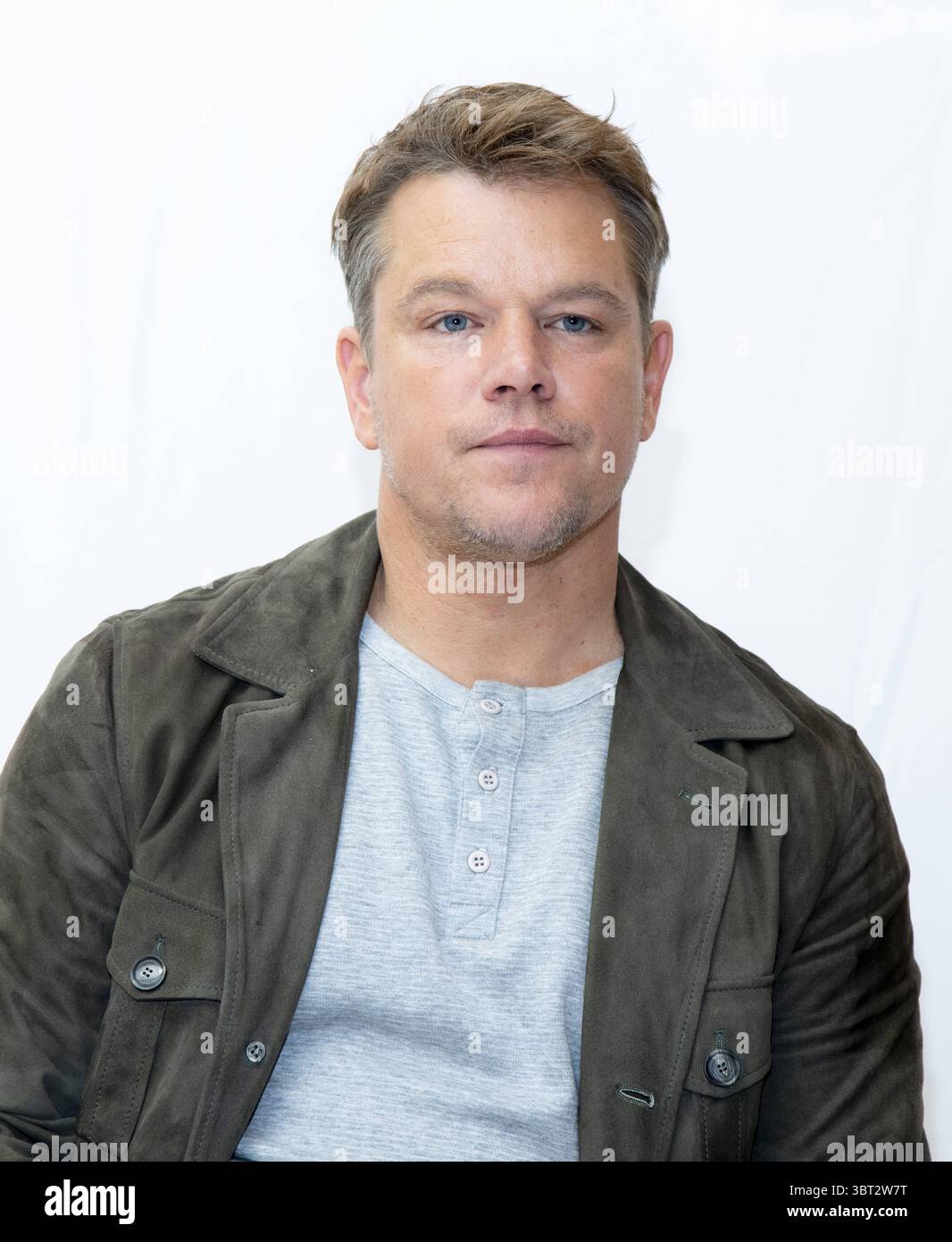 September 9, 2019, Toronto, Canada: MATT DAMON promotes the movie 'Ford ...