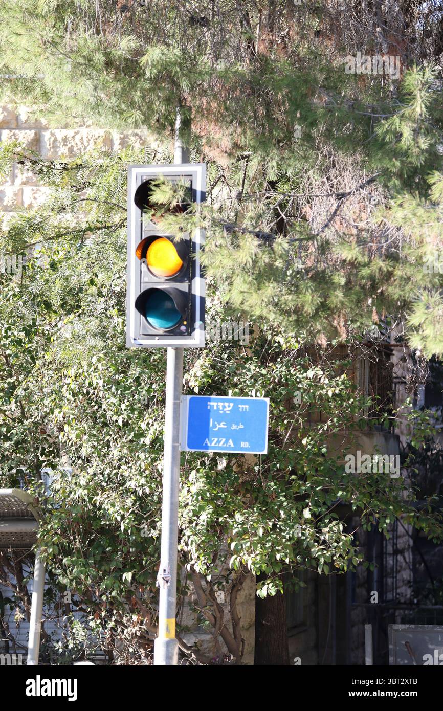 Azza Street in Jerusalem on Jan. 13, 2025. Photo by Raquel G. Frohlich ...