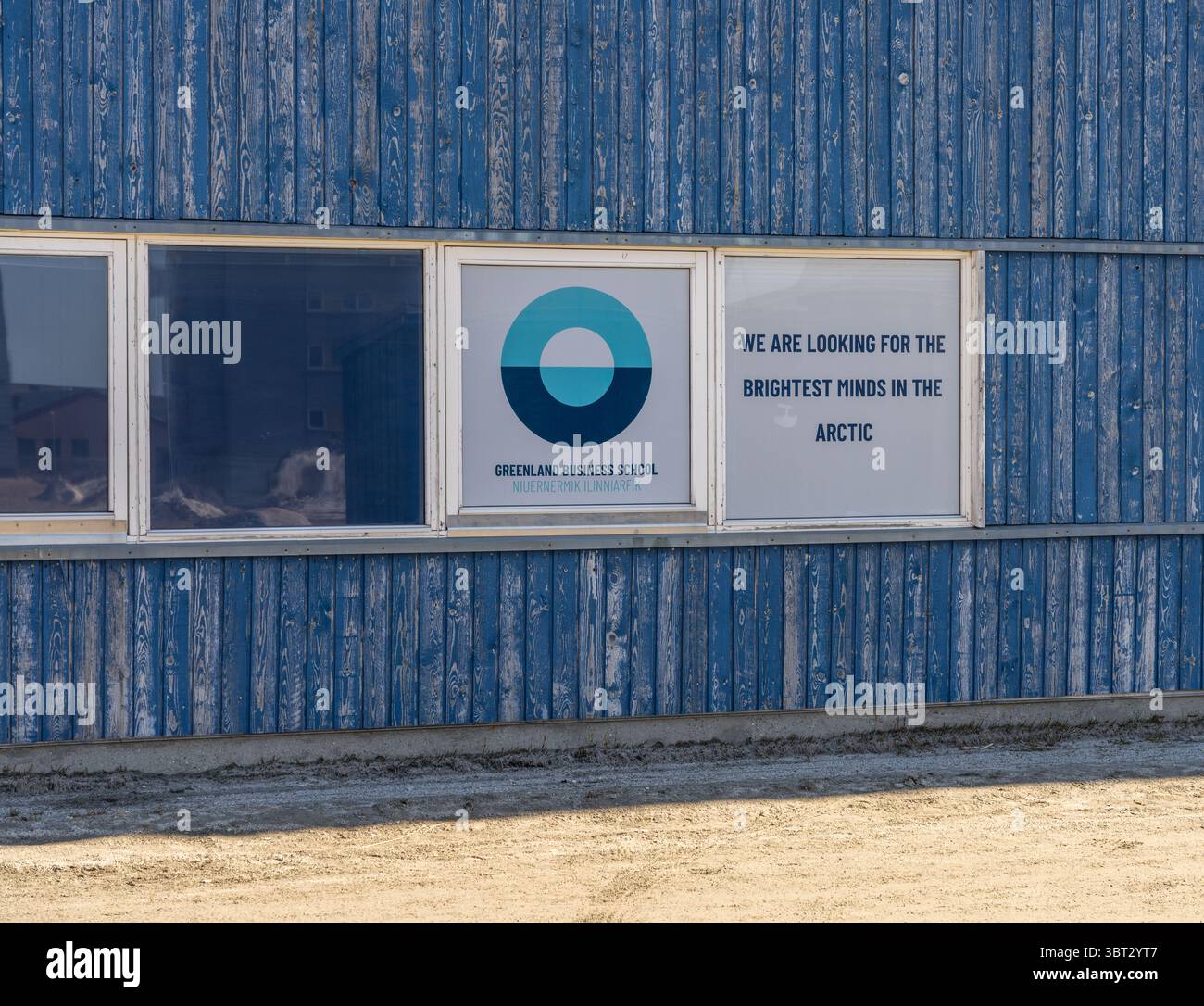 Nuuk, Greenland - 24 May 2025: Greenland Business School building in ...