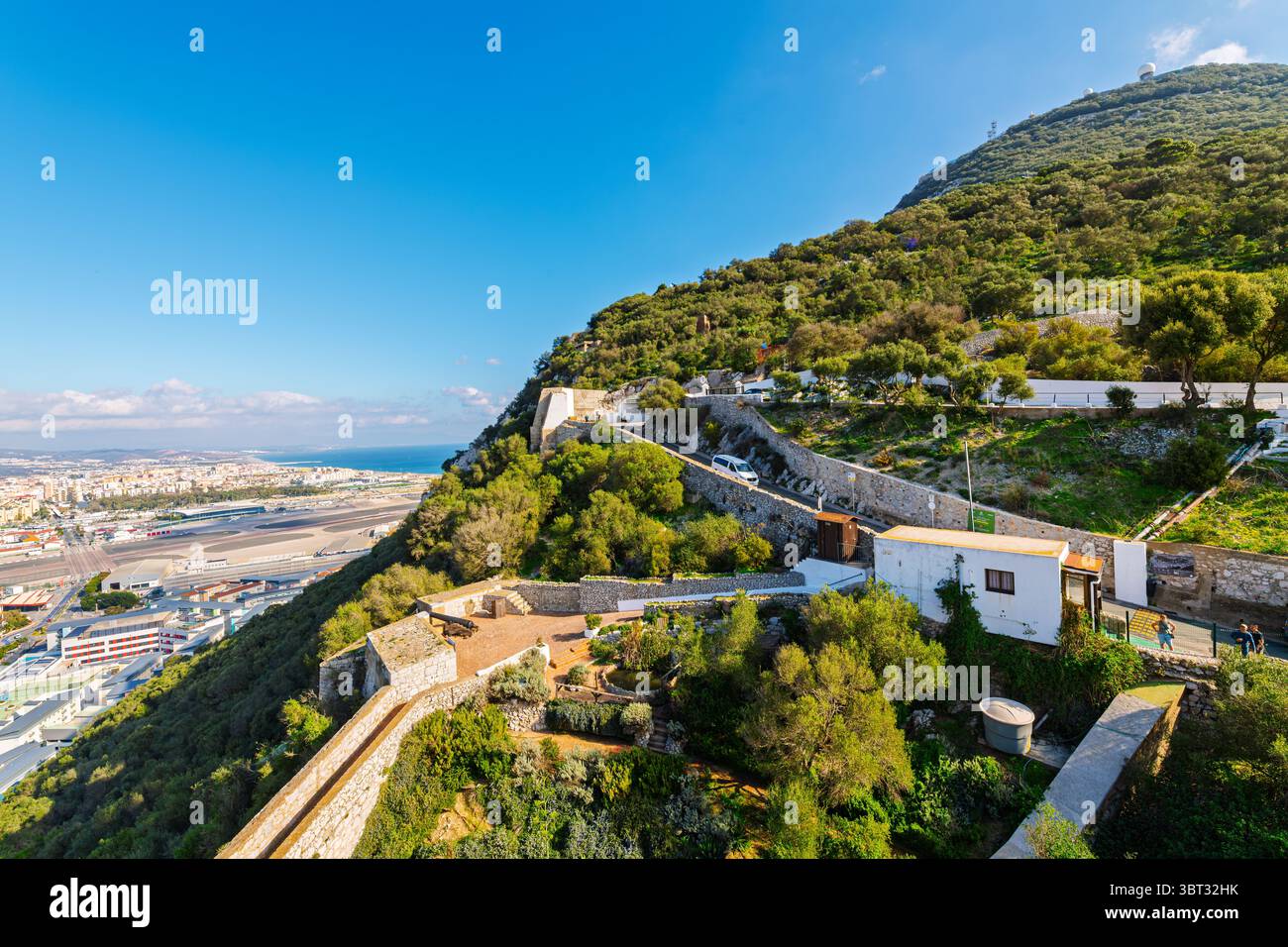Moorish defensive walls and World War II tunnels on the Northwest side ...