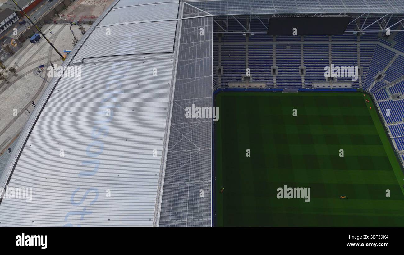 Ariel shots of Hill Dick8nson Stadium Stock Photo - Alamy