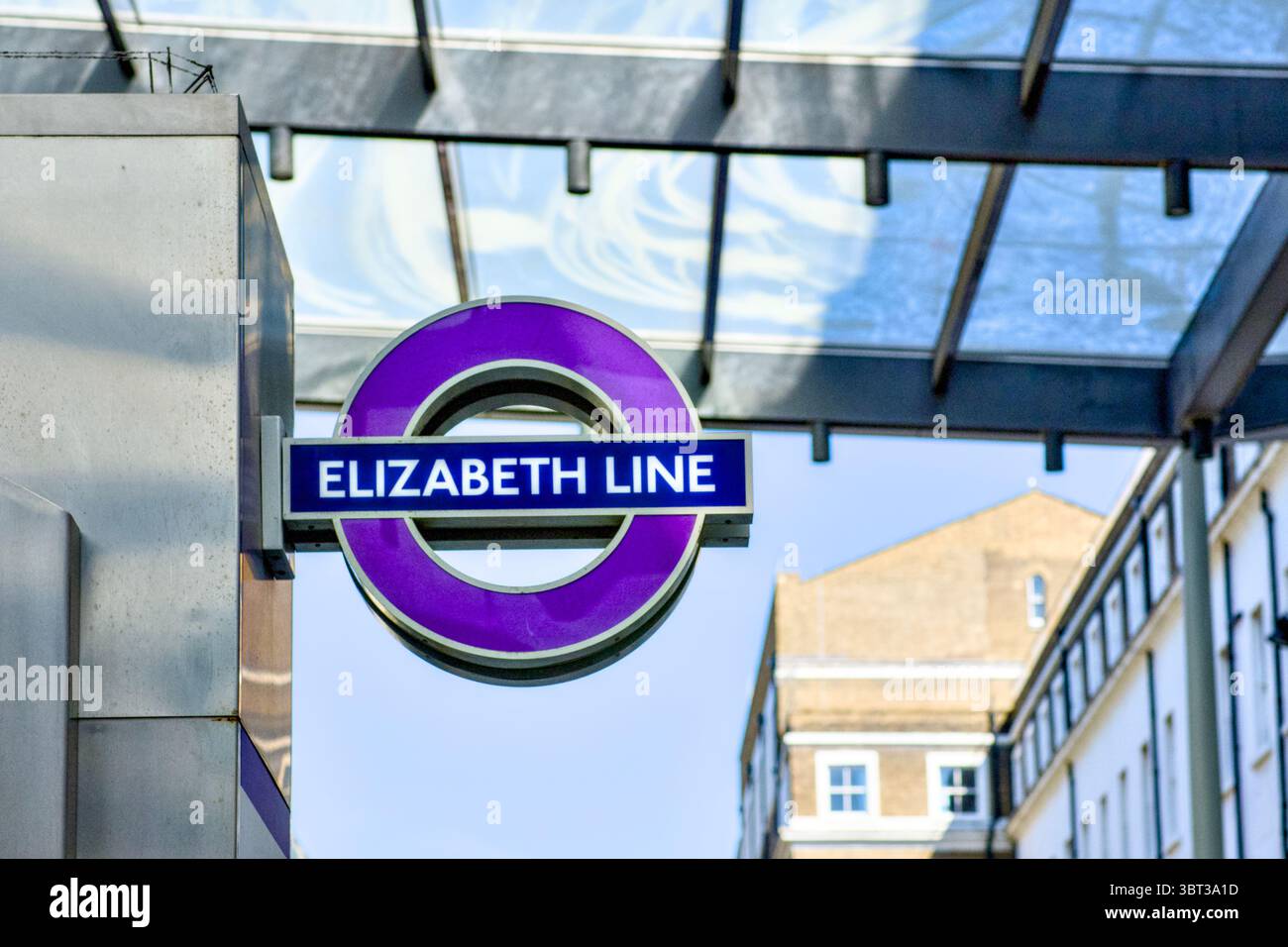 Elizabeth Line, Paddington Station Entrance, City Of Westminster ...