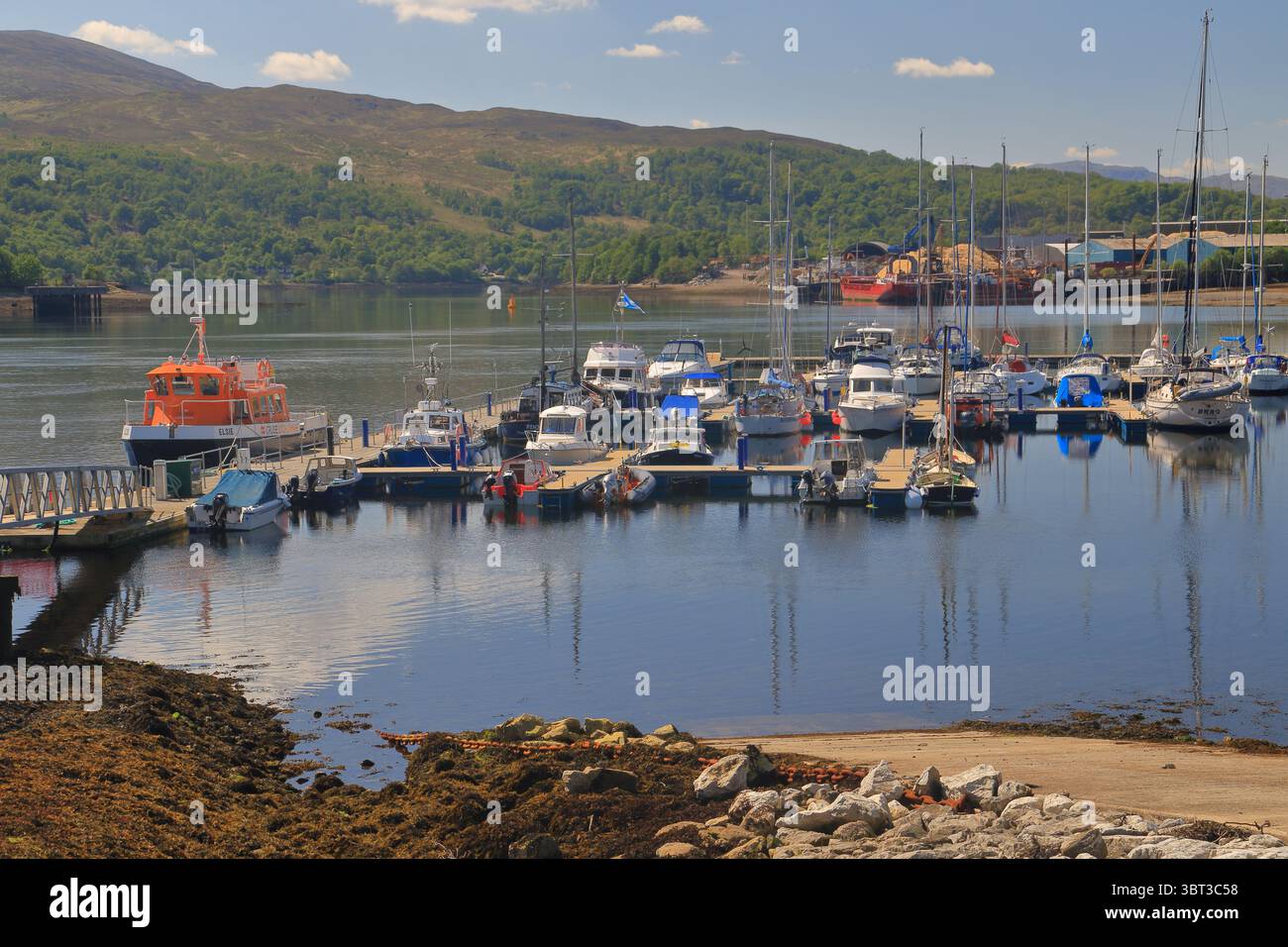 Corpach Basin lies at the end of Loch Linnhe and is the western ...