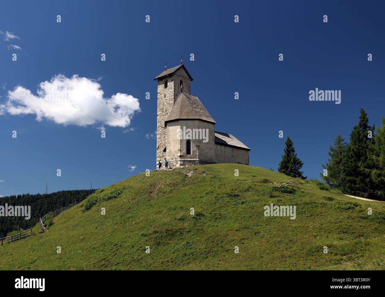 Hier der Blick auf dem Vigiljoch, hoch über Lana nahe der Kurstadt ...