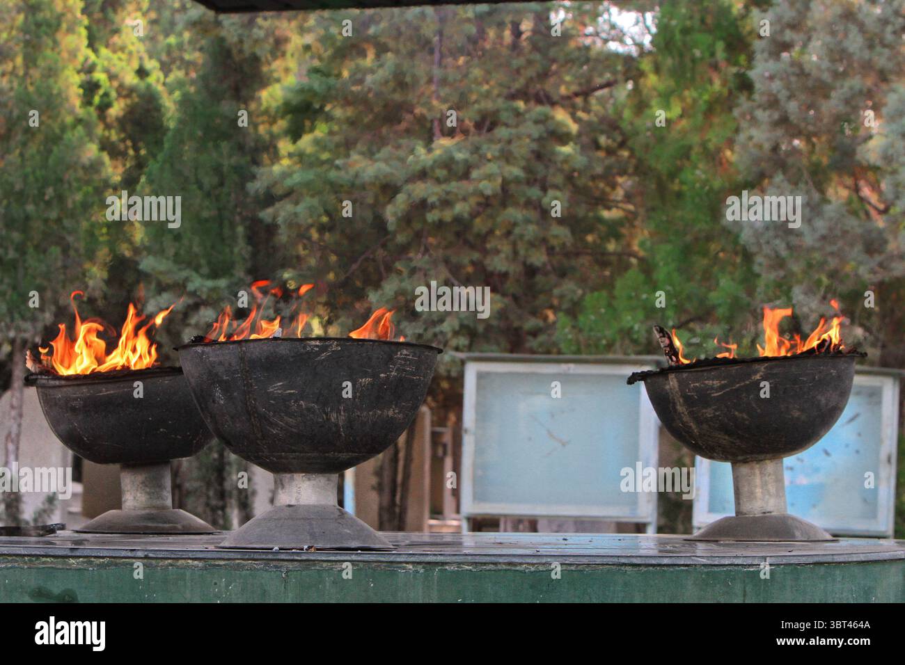 July 6, 2019 - Tehran, Iran - Tehran Zoroastrian tomb complex is ...